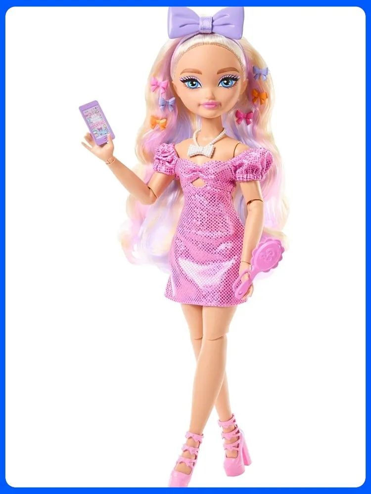Кукла Mattel Barbie Dream Besties - Кукла Малибу в халате с бигуди и ...