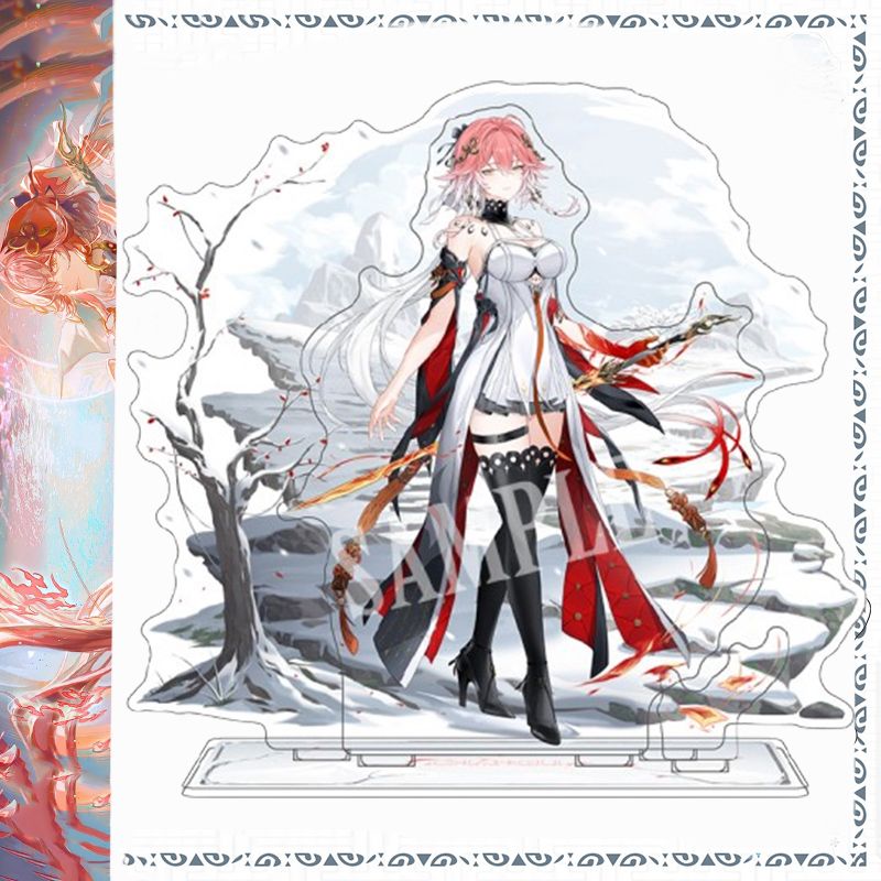 Changli Аниме-косплей стоячая модель Акриловая Фигурка. Wuthering Waves ...