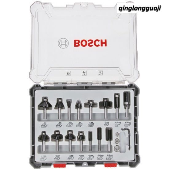 Набор фрез смешанный (15 шт хвостовик 8 мм) Bosch 2607017472 купить на ...