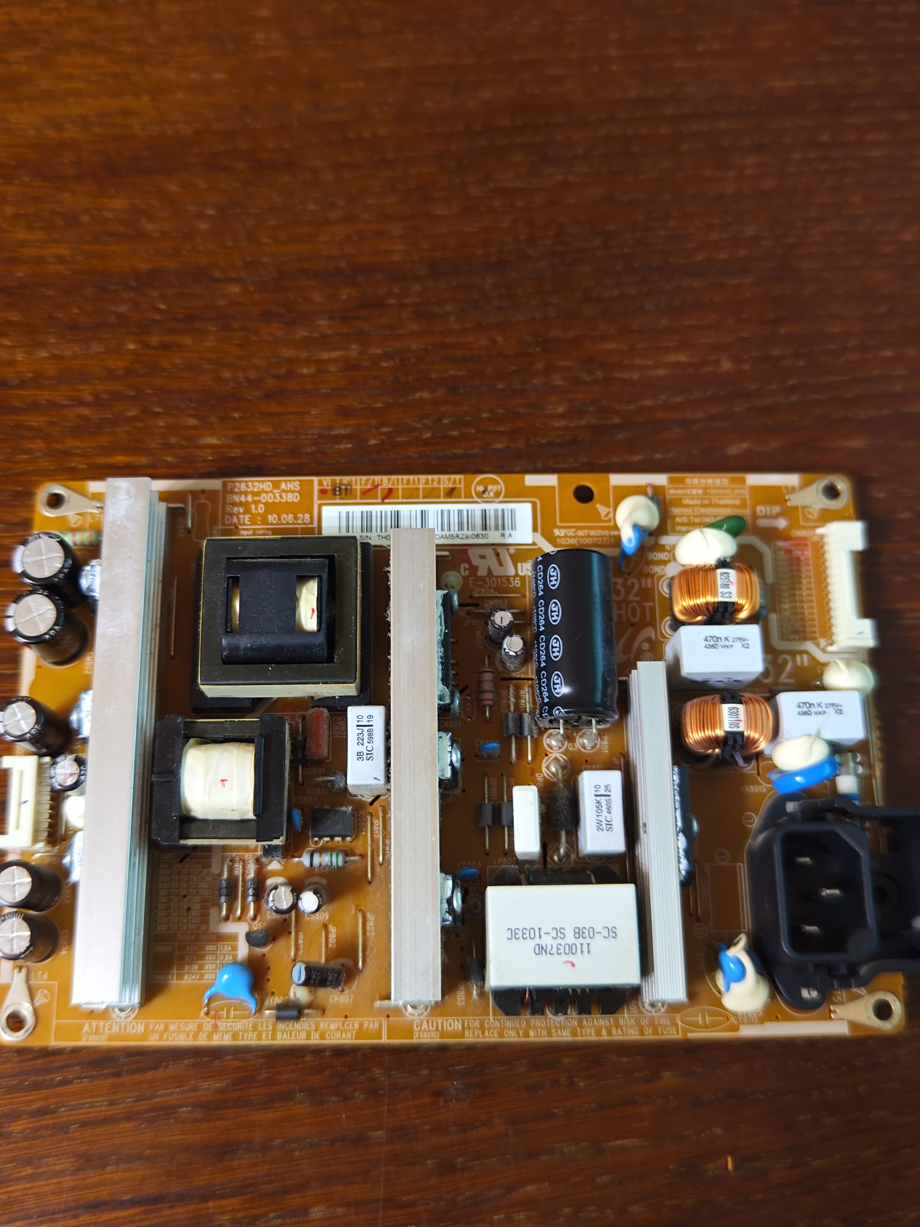 плата питания bn44-00338d rev1.0 для Samsung le32c450e1w купить на OZON ...