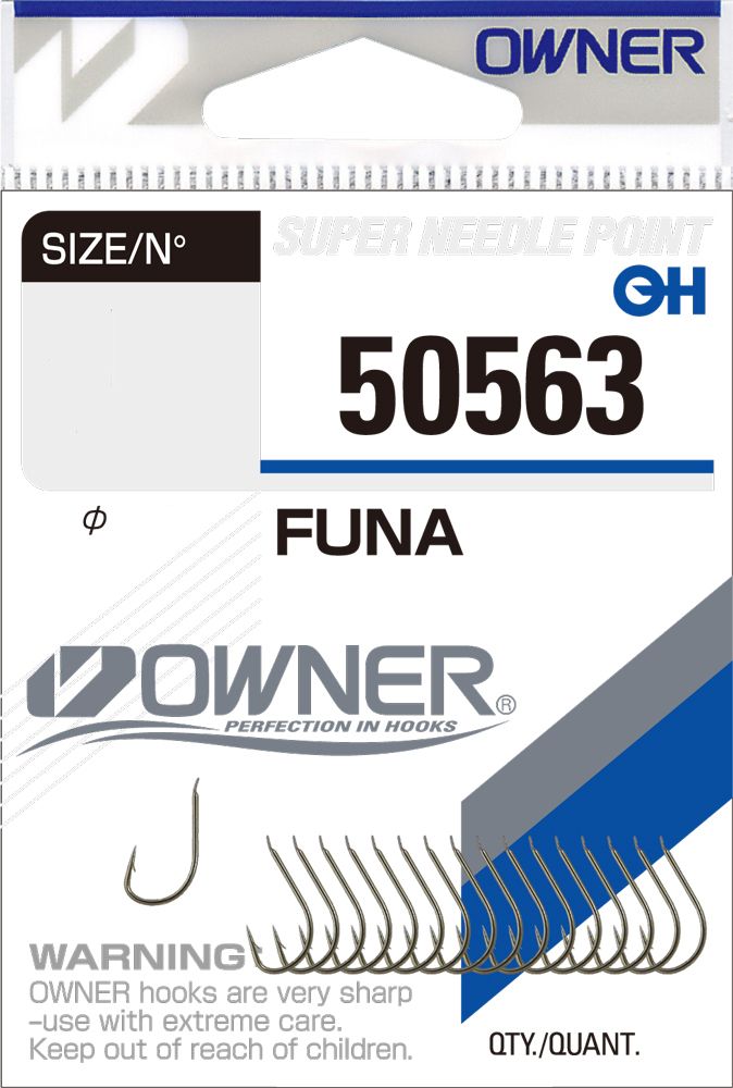 OWNER Крючок Funa brown №16 18шт купить на OZON по низкой цене (3122551237)