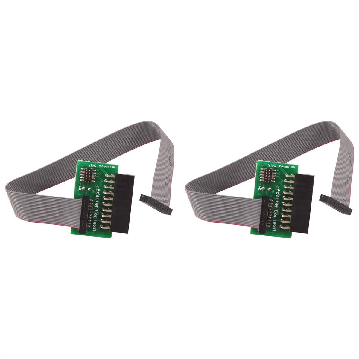 2X JTAG-кабель, круглая интерфейсная плата (2x10 2,54 мм) на SWD 1,27 ...
