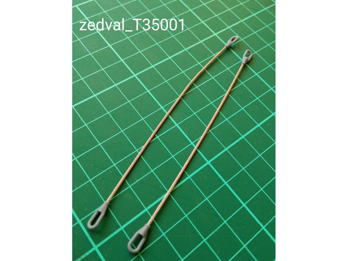 Zedval T35001 Трос Ф 1 мм с коушами (вариант 1) купить на OZON по ...