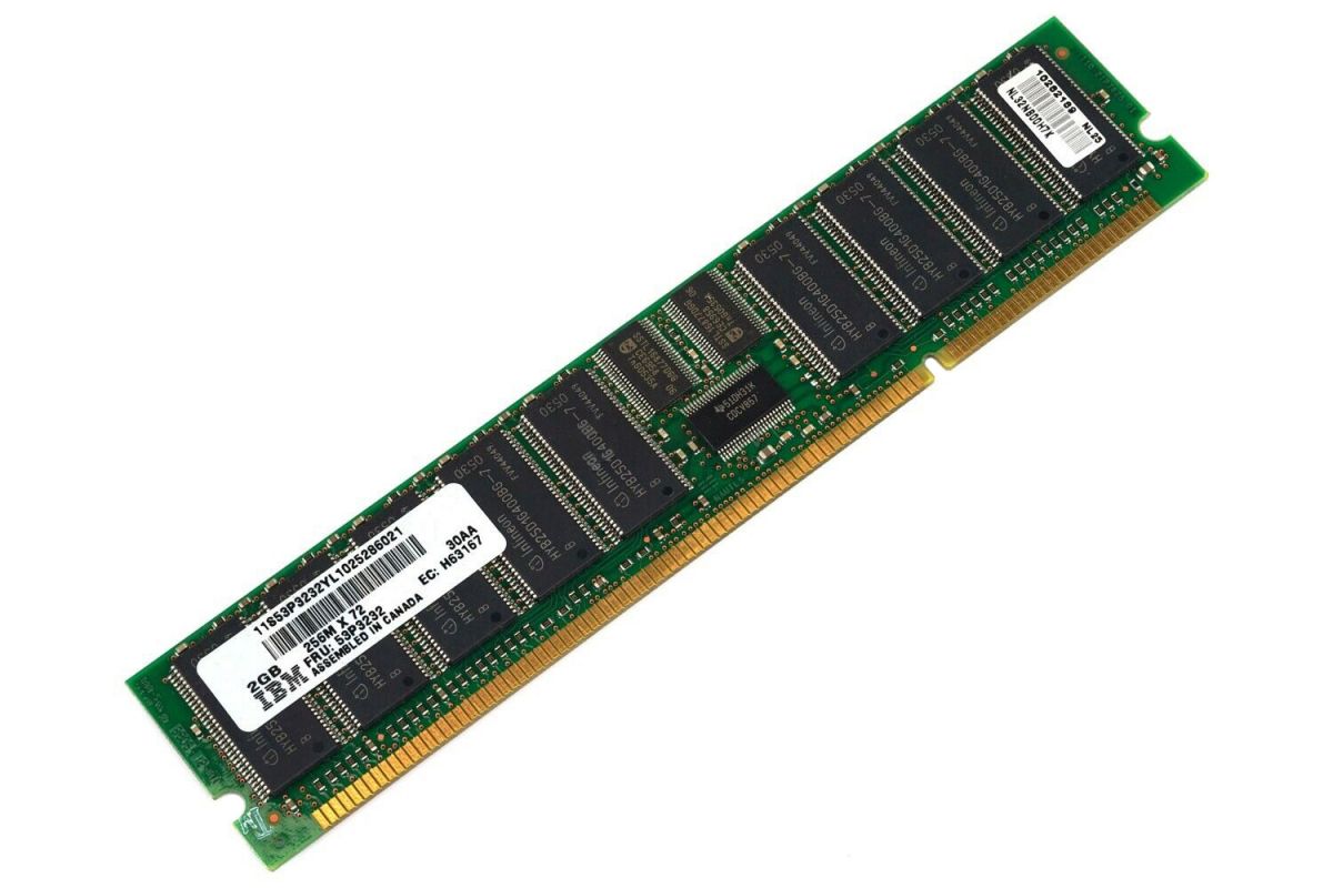 Модуль оперативной памяти IBM DDR PC2100 266 MHz CL 2 (53P3232) купить ...