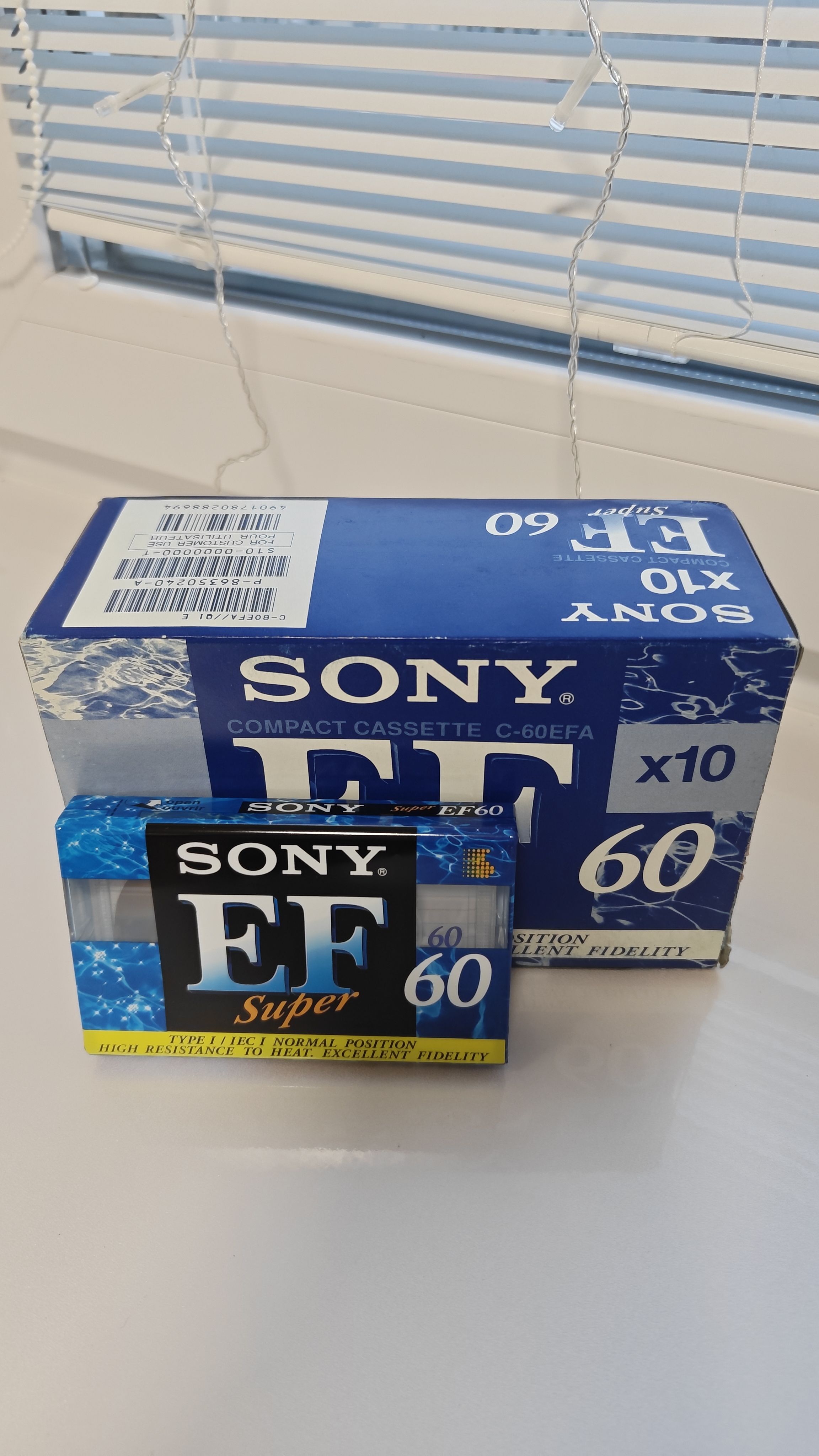 Аудиокассеты запечатанные SONY EF Super 60 ( 10шт. 1996г) купить на ...