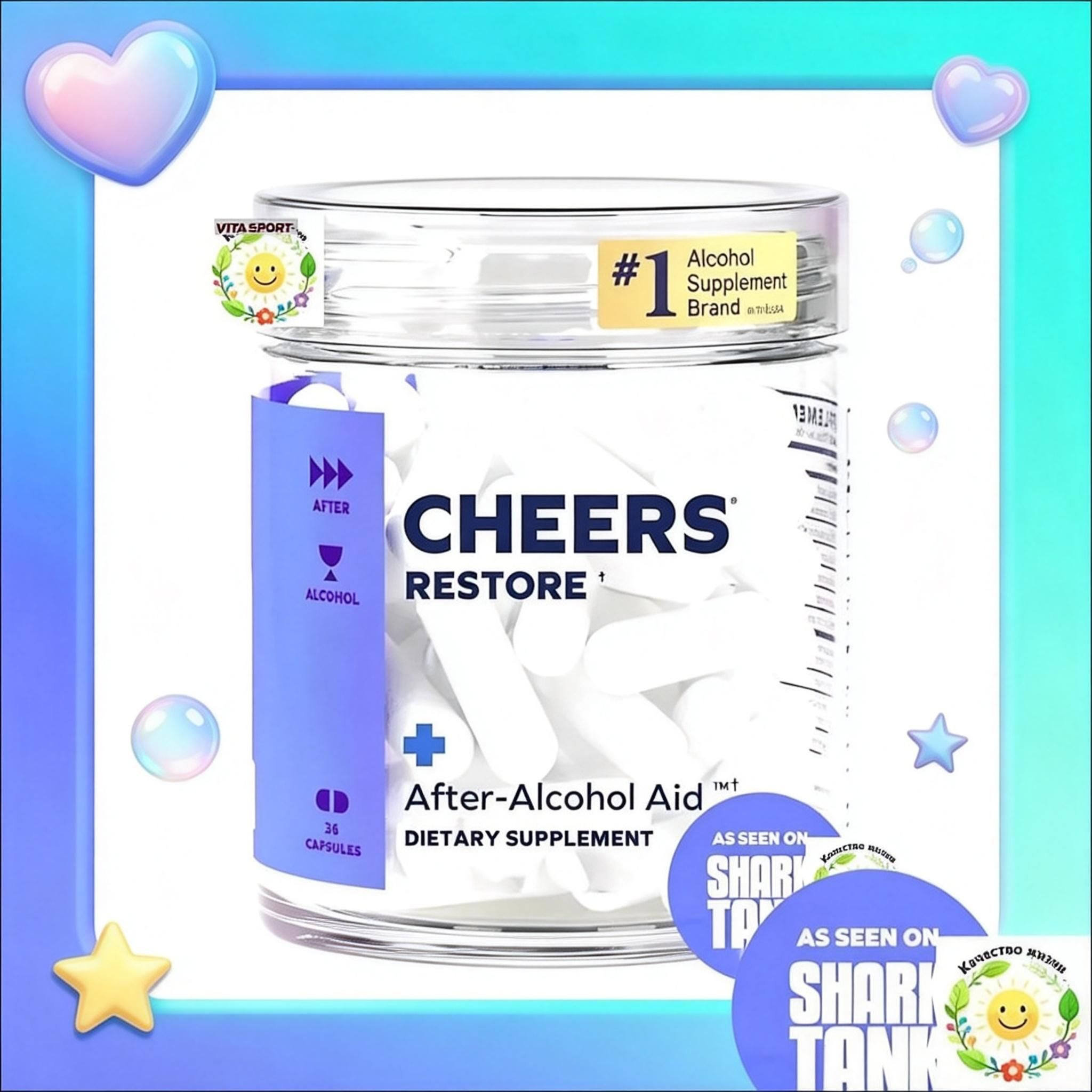 Cheers Restore After-Alcohol Aid - Комплекс для Восстановления после ...