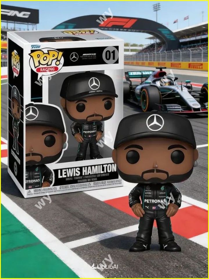 Коллекционная фигурка Льюиса Хэмилтона из Mercedes AMG F1, эксклюзивная ...