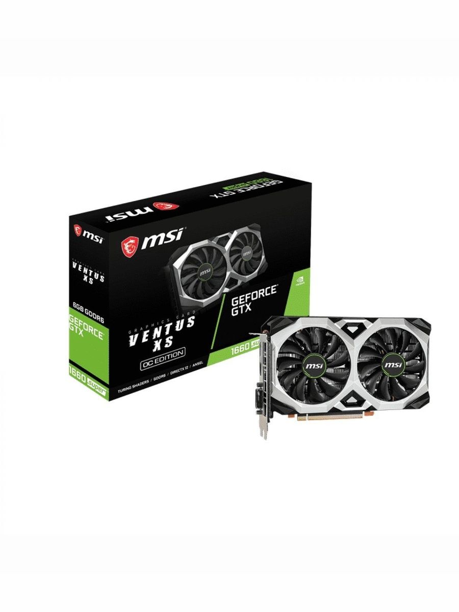 Видеокарта MSI GeForce GTX 1660 SUPER, 6 ГБ GDDR6 PCI Express 3.0/3.1 ...