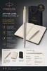 Ручка шариковая Parker Jotter Core-stainless steel GT тип-M, блокнот и ...