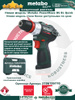 Аккумуляторная дрель-шуруповерт Metabo PowerMaxx BS BL Q 12V 0x 2 Ah ...