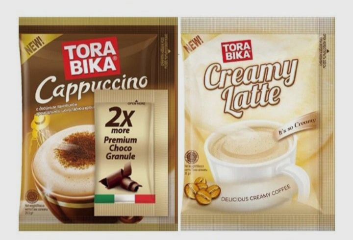Кофе 3 в 1 Торабика Капучино и Латте - купить с доставкой по выгодным ...