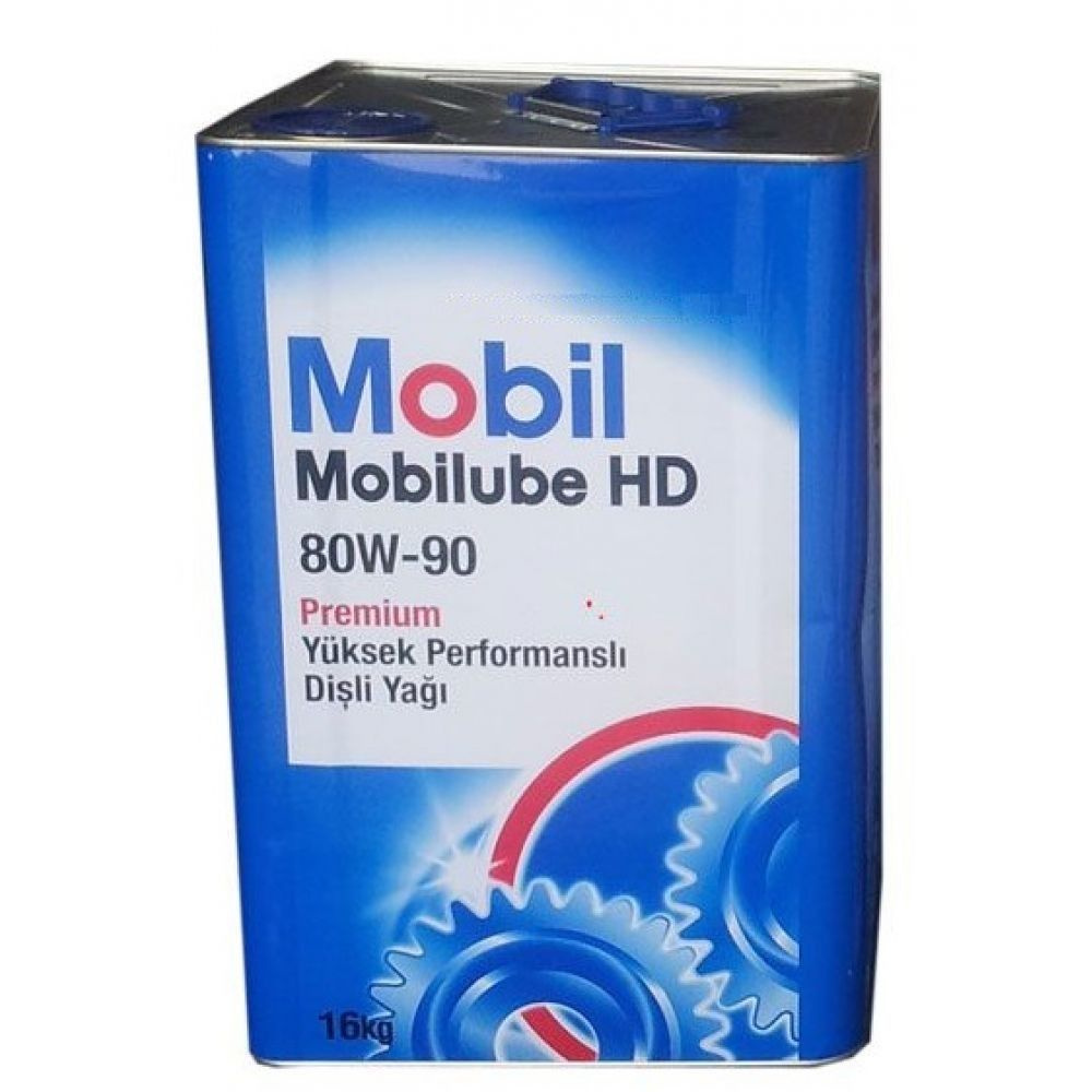 Масло трансмиссионное Mobil Mobilube HD 80W-90 GL-5 минеральное 18 л ...