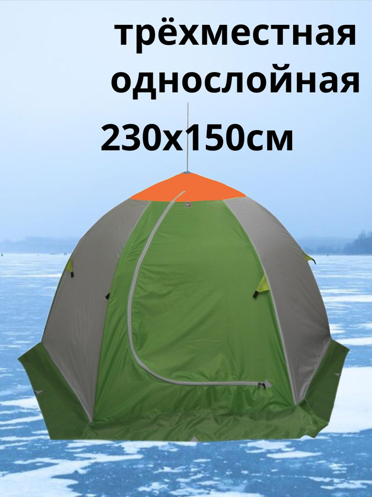 Палатка для рыбалки 1-местная Медведь Медведь-3 - купить по выгодной ...
