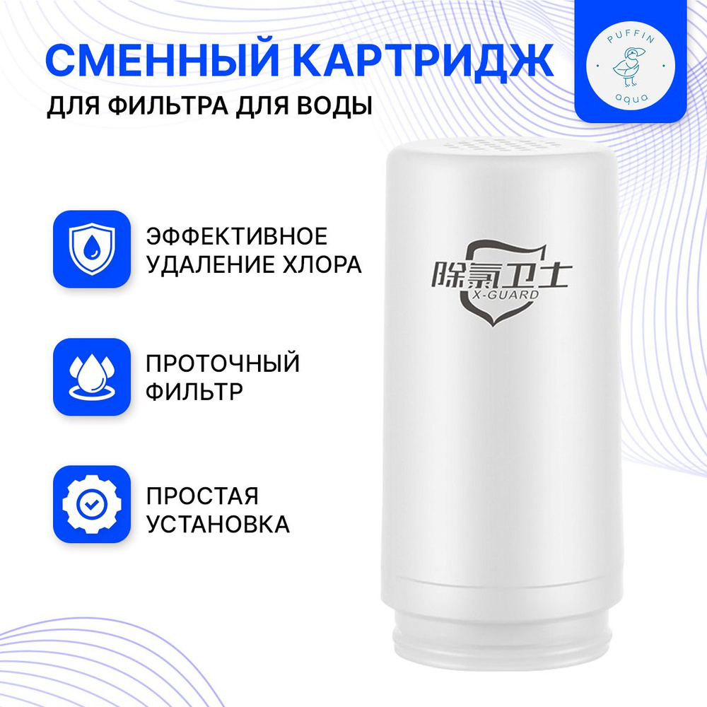 Сменный картридж Фильтра для воды, душа проточный от хлора - купить в ...