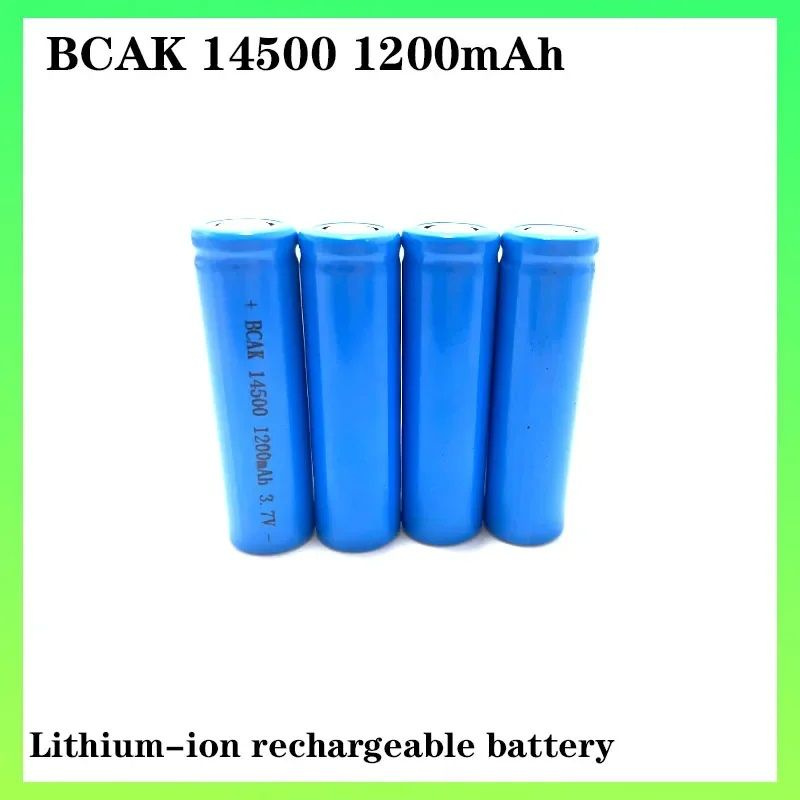 BCAK Батарейка 14500, Li-ion тип, 3,7 В, 1 шт - купить с доставкой по ...