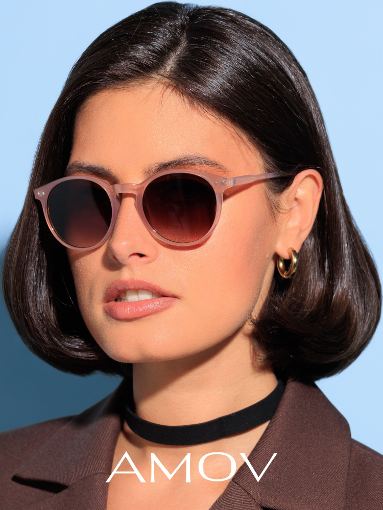 AMOV Очки солнцезащитные женские 2025 купить на OZON по низкой цене ...