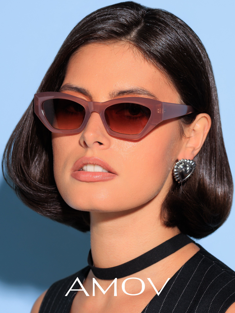 AMOV Очки солнцезащитные женские 2025 купить на OZON по низкой цене ...