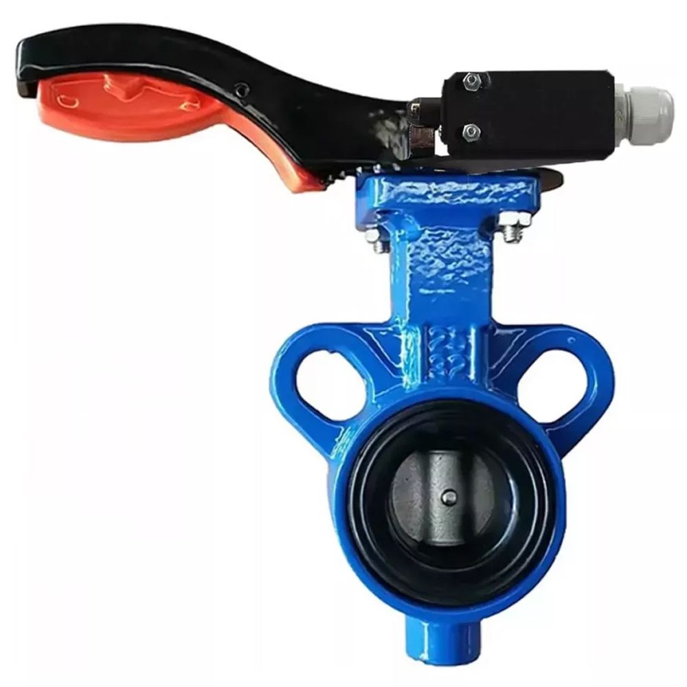 Затвор дисковый поворотный DN.ru AL-316L-EPDM Ду32 Ру16, с ручкой, с ...