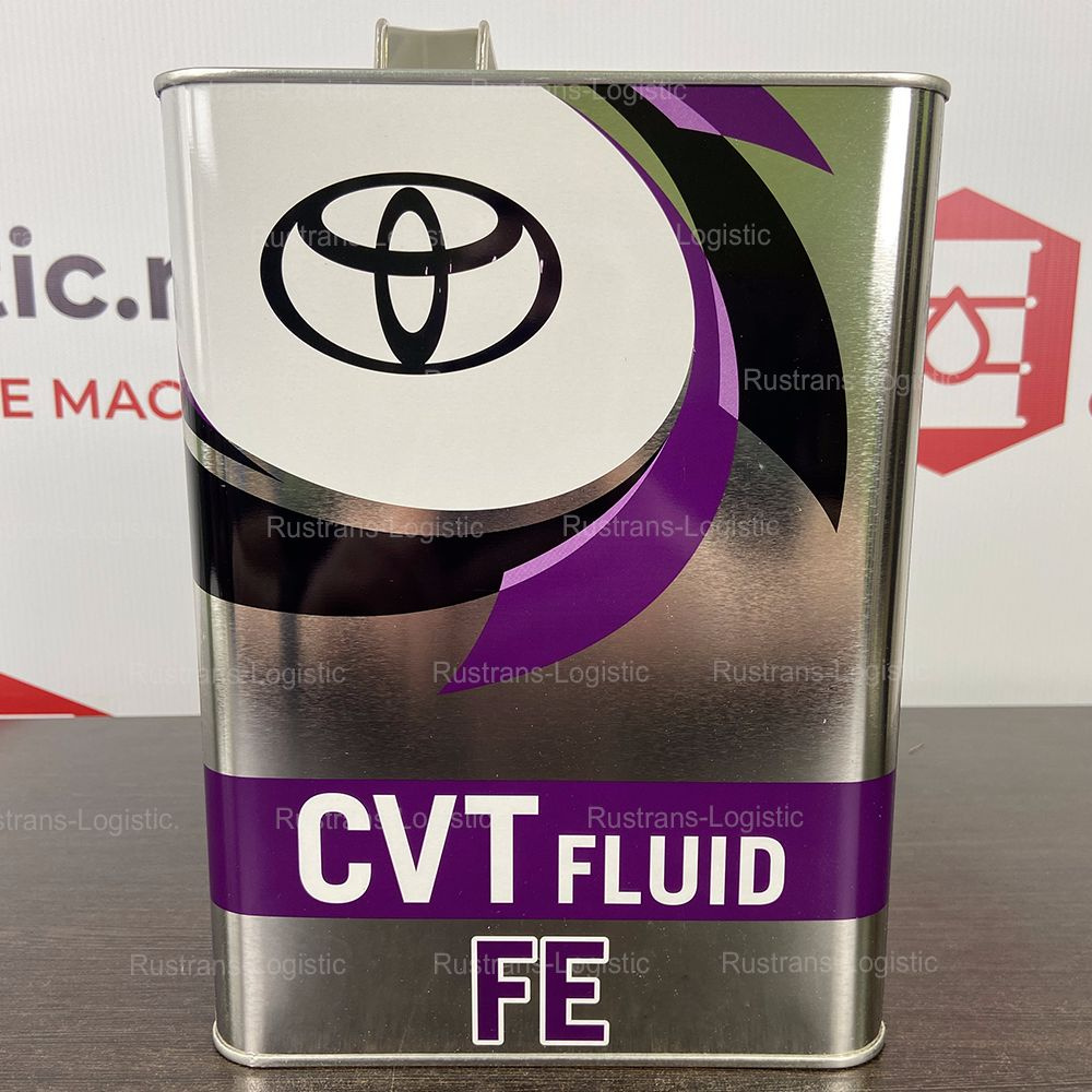 Масло трансмиссионное Toyota CVTF FE (Таиланд) 4л + лейка, жидкость для ...