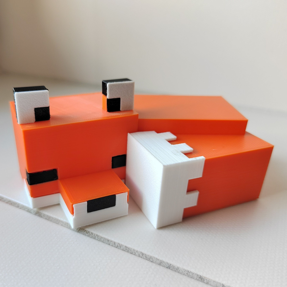 Фигурка Minecraft Orange Fox купить на OZON по низкой цене (1575123925)