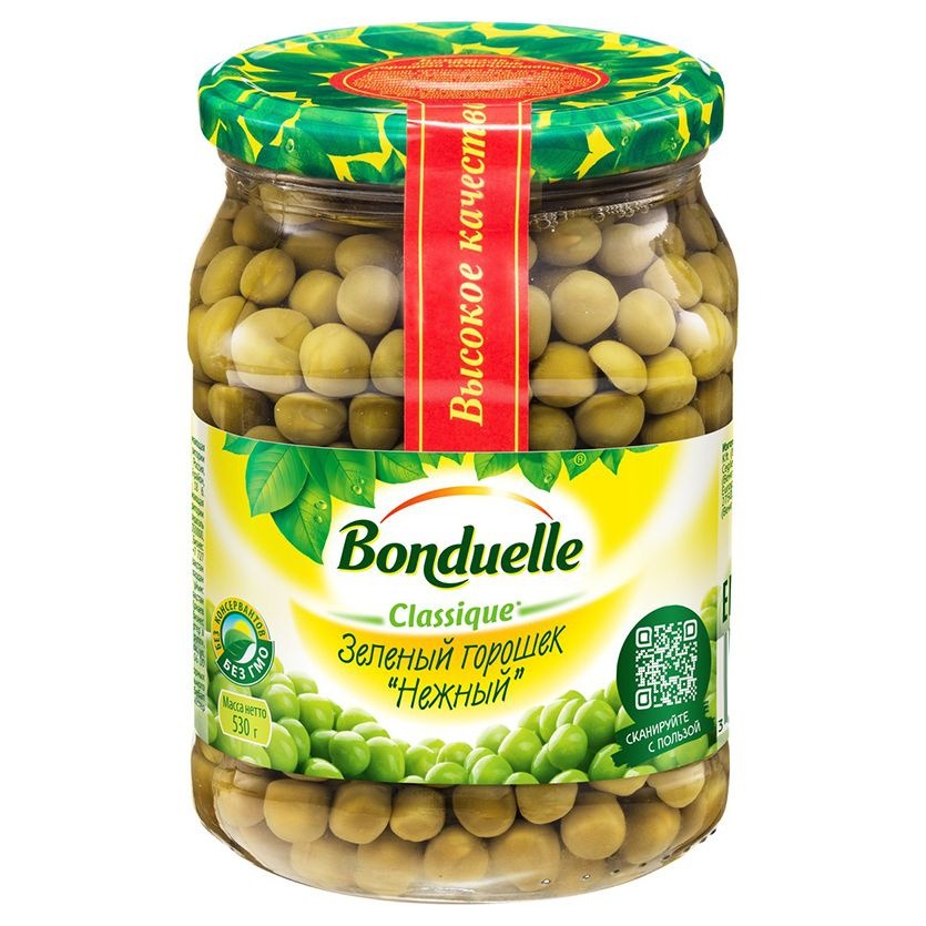 Bonduelle Горошек, "Нежный", Стеклянная банка, 580 мл купить на OZON по низкой цене (1581594029)