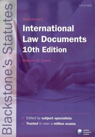 Blackstone's International Law Documents 10th Edition - купить с ...