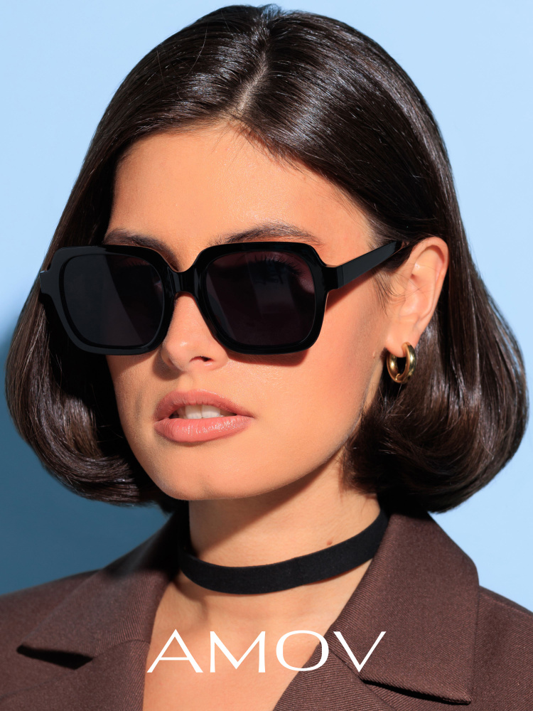AMOV Очки солнцезащитные женские 2025 купить на OZON по низкой цене ...