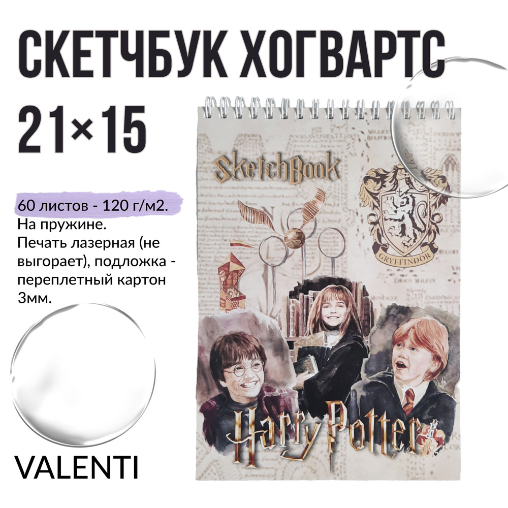 Скетчбук A5 (14.8 × 21 см), листов: 60 купить на OZON по низкой цене (3045349023)