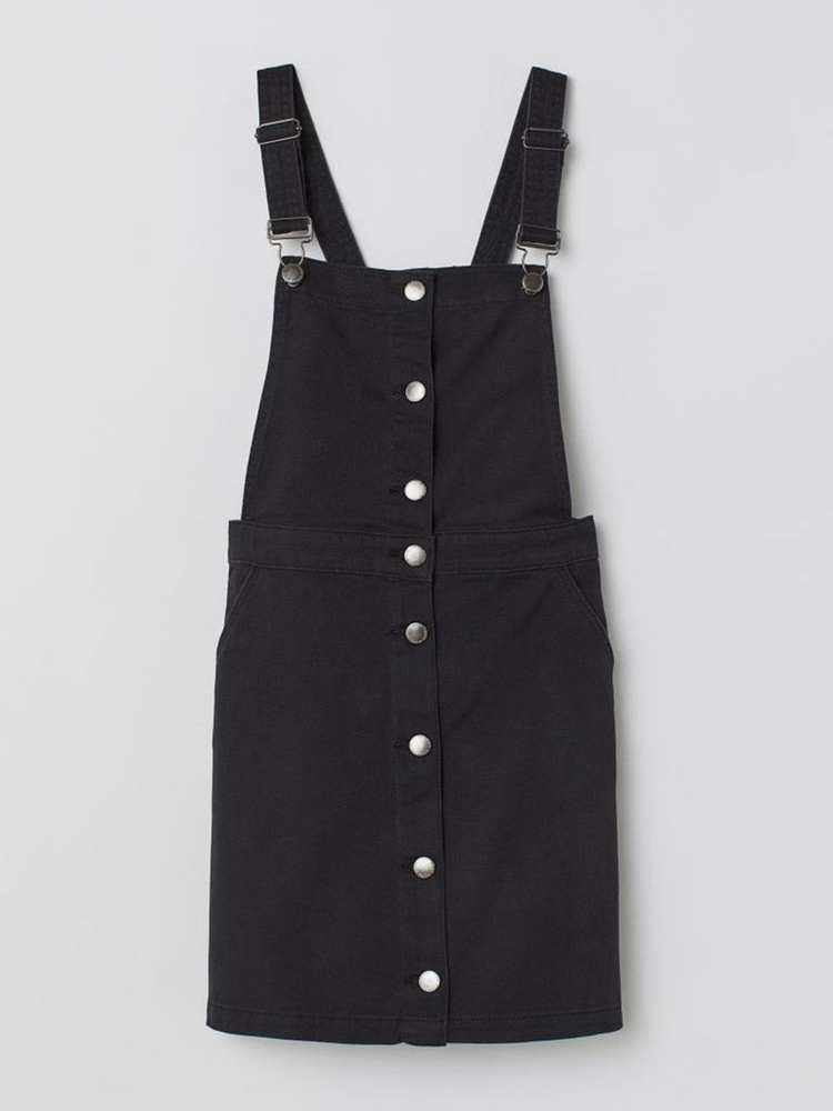 Комбинезон женский H&M, цвет: черный. 0696744_001. Размер 32 (46/48 ...