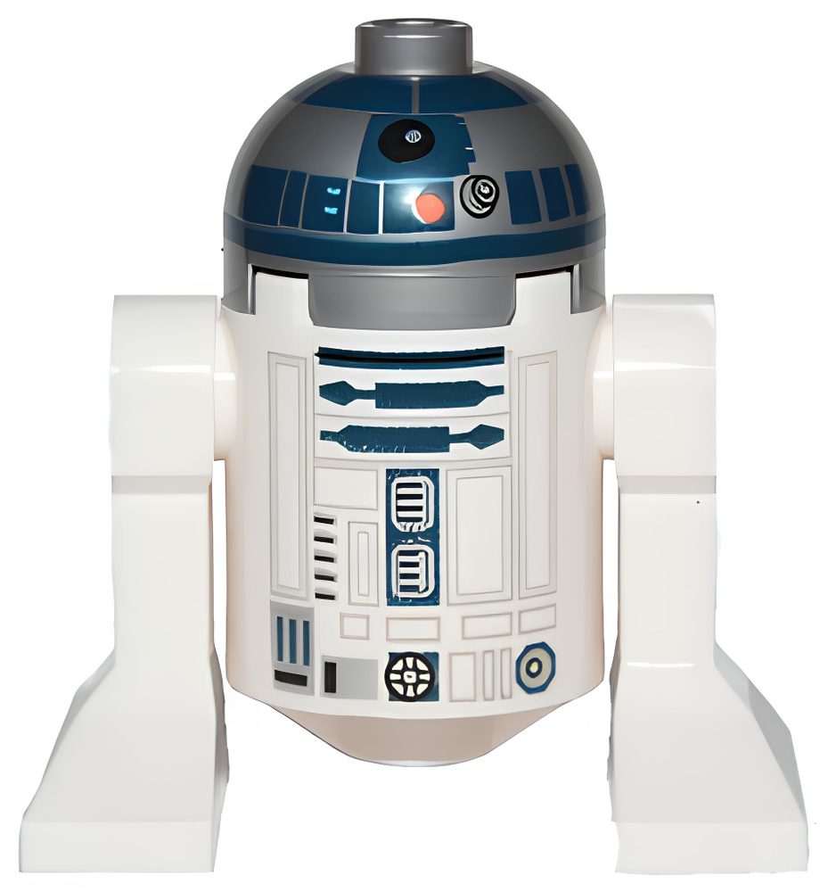 Минифигурка Lego Star Wars Astromech Droid, R2-D2, Flat Silver Head ...