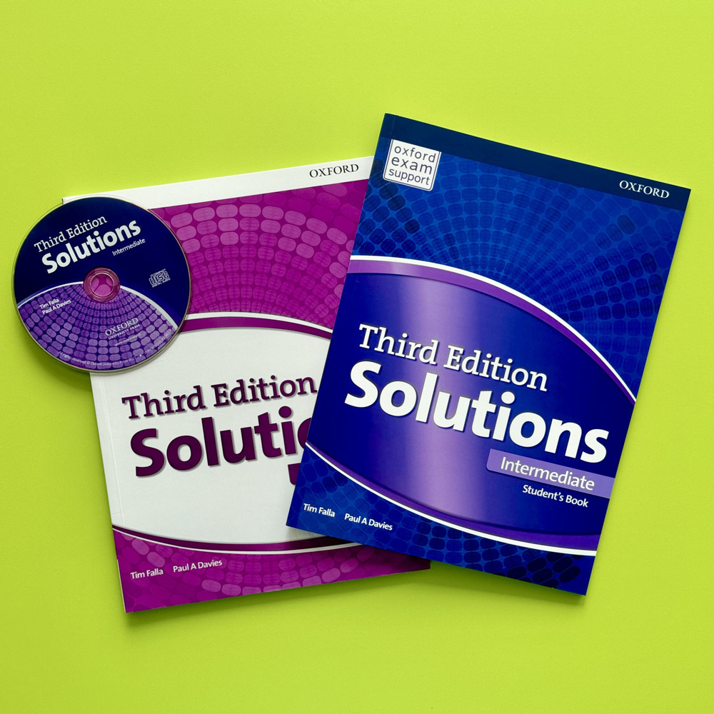Комплект Solutions Intermediate (Third Edition): Учебник+Тетрадь+CD | Falla Tim купить на OZON ...