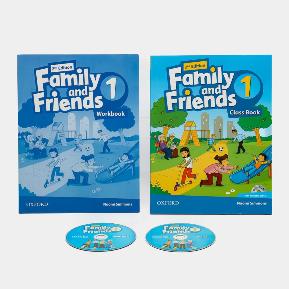 Family and Friends 1 2nd edition (Student's book + Workbook + диски ...