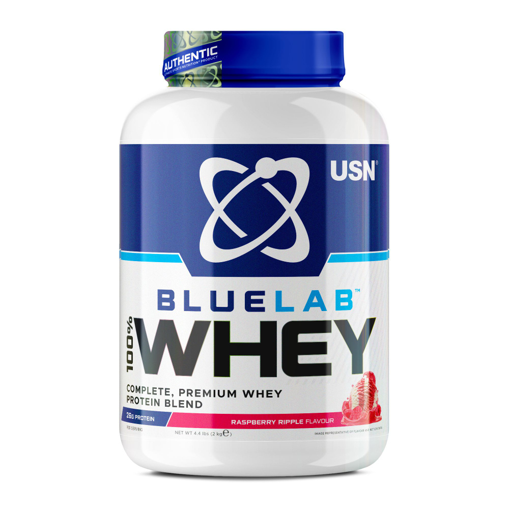 USN Протеин сывороточный, BlueLab Whey 2000 грамм (Малина) - купить с ...