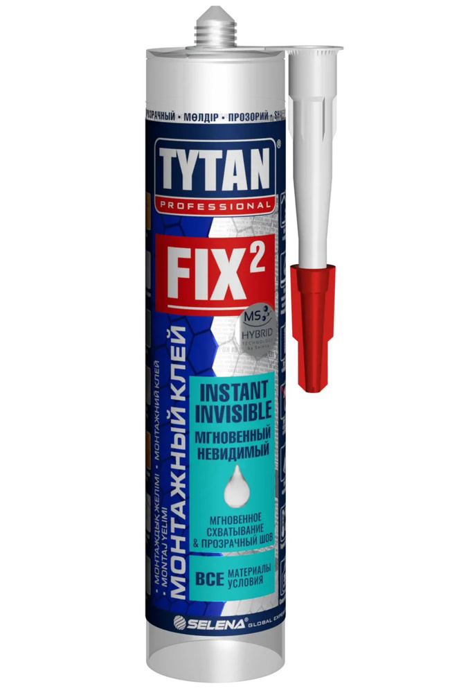 Монтажный клей Tytan Professional Клей монтажный (жидкие гвозди) Fix2 ...