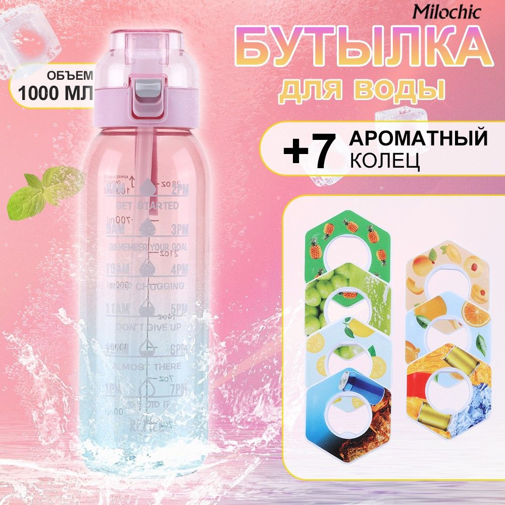 milochic Спортивная бутылка, 1000 мл купить на OZON по низкой цене (1550354197)