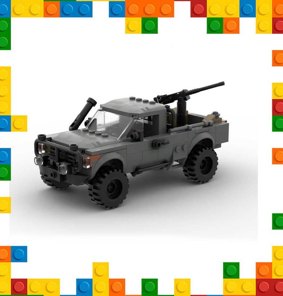 Конструктор LEGO MOC Military SWAT SUVCar Combat Vehicle - купить с ...