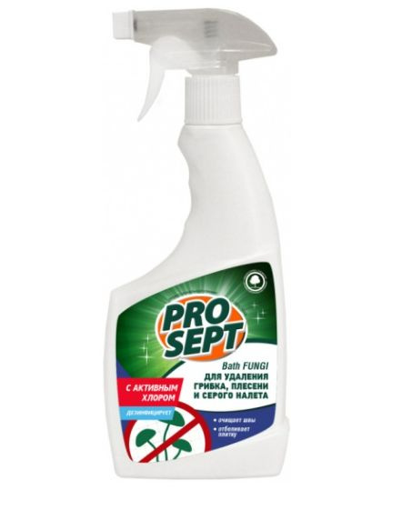 Средство для удаления плесени PROSEPT Bath Fungi с дезинфицирующим эффектом, 500 мл, спрей ...