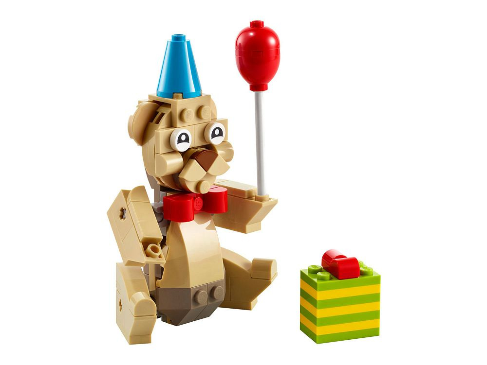 Мини-набор LEGO День рождения Мишки, 30582 купить на OZON по низкой ...