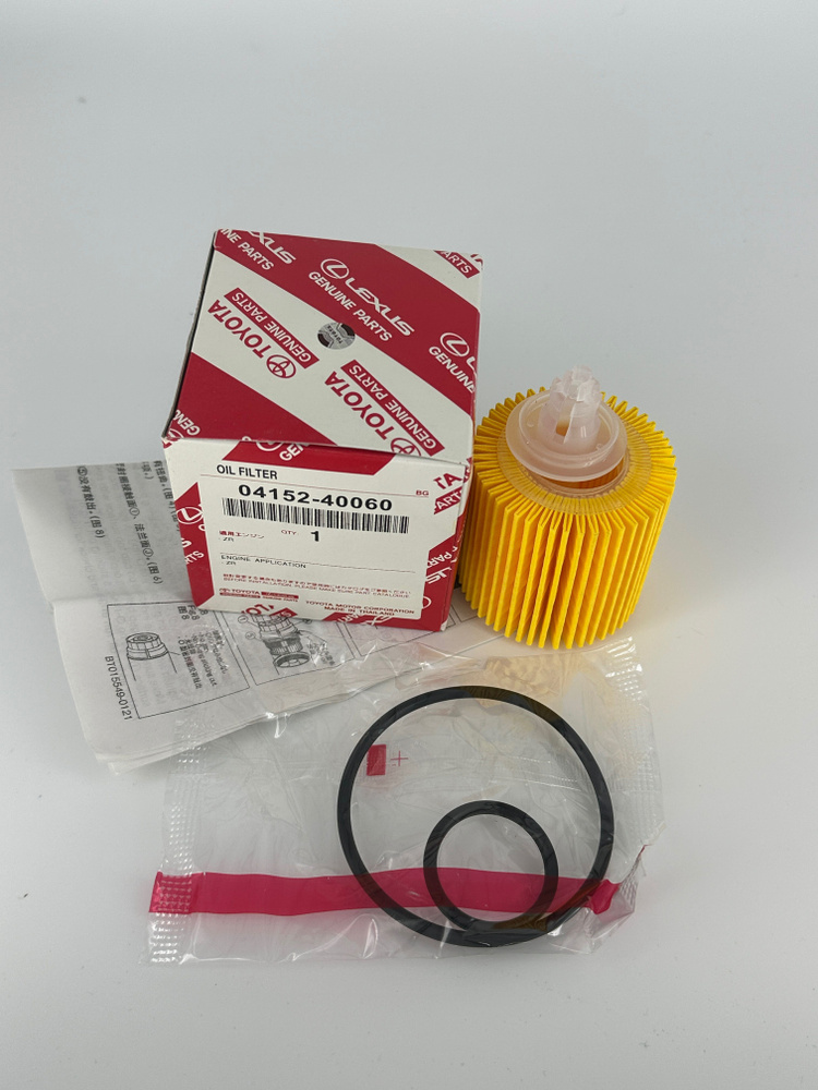 Фильтр масляный двигателя Toyota 04152-40060 купить на OZON по низкой ...