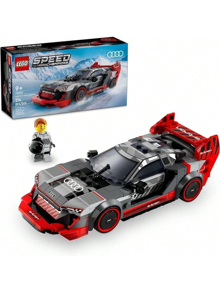 LEGO 76921 Speed Champions Audi S1 e-tron Quattro Race Car Игрушечный ...