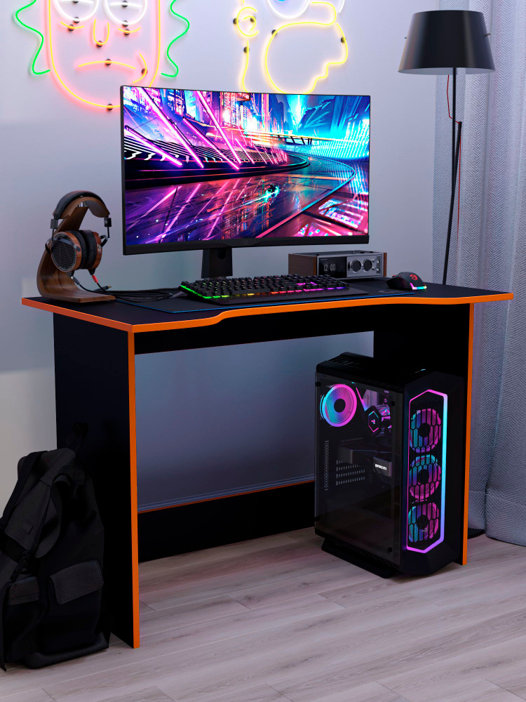 Игровой компьютерный стол Еврокомфорт Столы, 110х60х75 см купить c ...