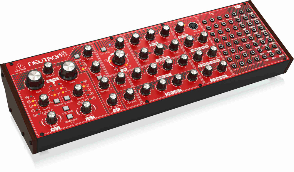 BEHRINGER NEUTRON полумодульный синтезатор со 100% аналоговым трактом ...