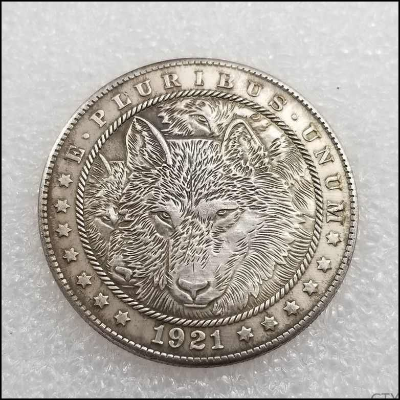 Монета America 1921 Wanderer One Dollars (Волк) купить c доставкой на OZON по низкой цене ...