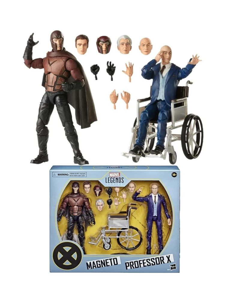 фигурки игрушки Хасбро Marvel Legends Series Action Figures Magneto and ...