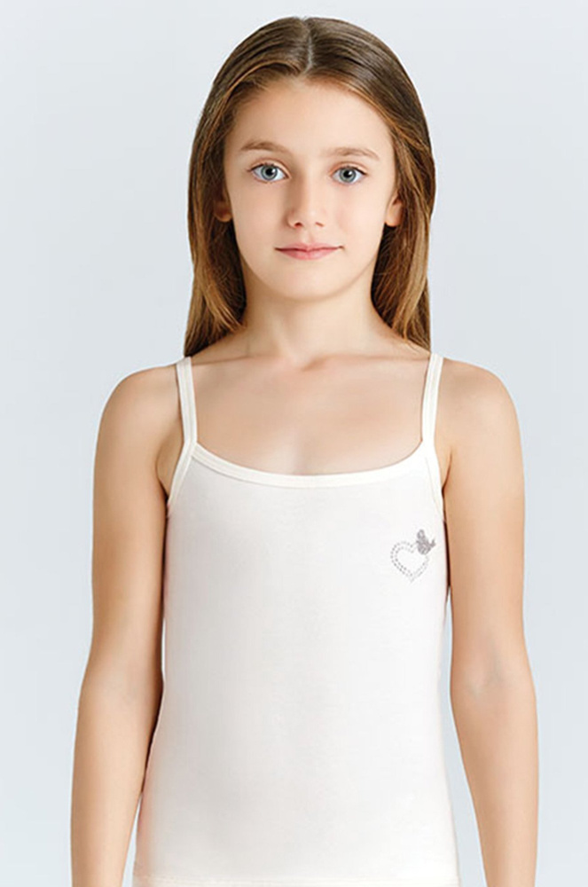 Майка бельевая Девочки Baykar белый матовый, белый, размер 3 купить c ...