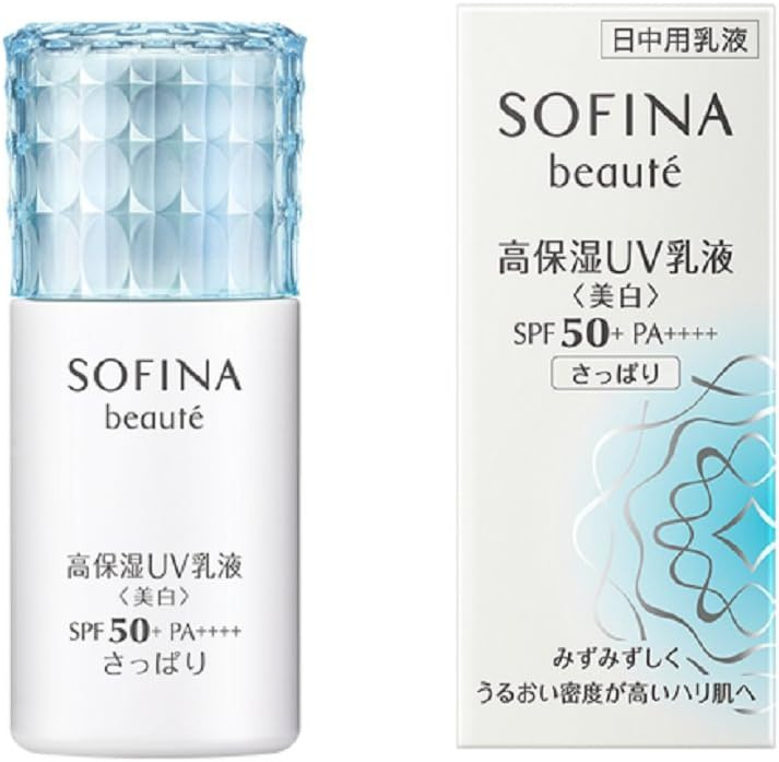 Солнцезащитный крем с увлажняющим, освежающим действием Kao Sofina Beaute Highly Moisturizing UV ...