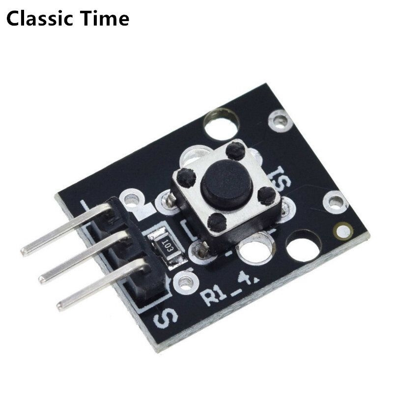 1ШТ KY-004 3-контактный кнопочный переключатель сенсорного модуля для Arduino Diy Starter Kit 6 ...