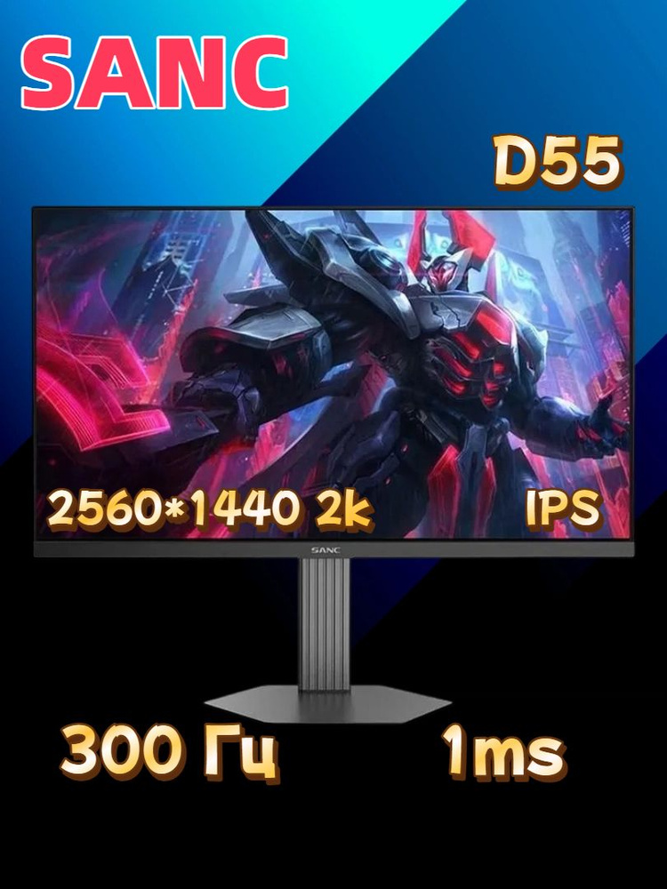 SANC 24.5" Монитор D55, 2560*1440, 300 Гц, 1 мс, IPS, черно-серый купить на OZON по низкой цене ...