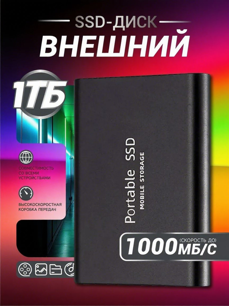 Внешний жёсткий диск HDD 1 ТБ купить на OZON по низкой цене (2106672523)
