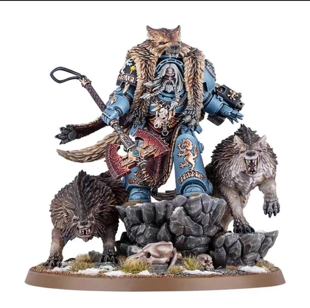 Logan Grimnar Space Wolves Army Set / Вархаммер 40к смола / Warhammer ...